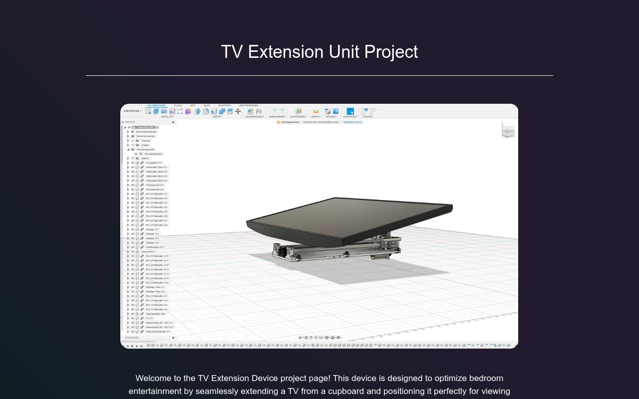 TV Extension Unit Project